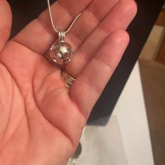 Jewelry | Sterling Silver Plated Pearl Cage Necklace And Oyster Contain ...